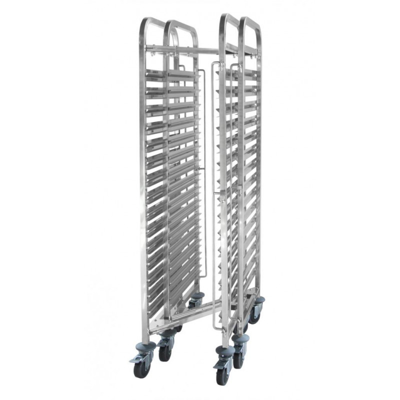 Chariot inox porte plateaux 15 niveaux - ArredoChef