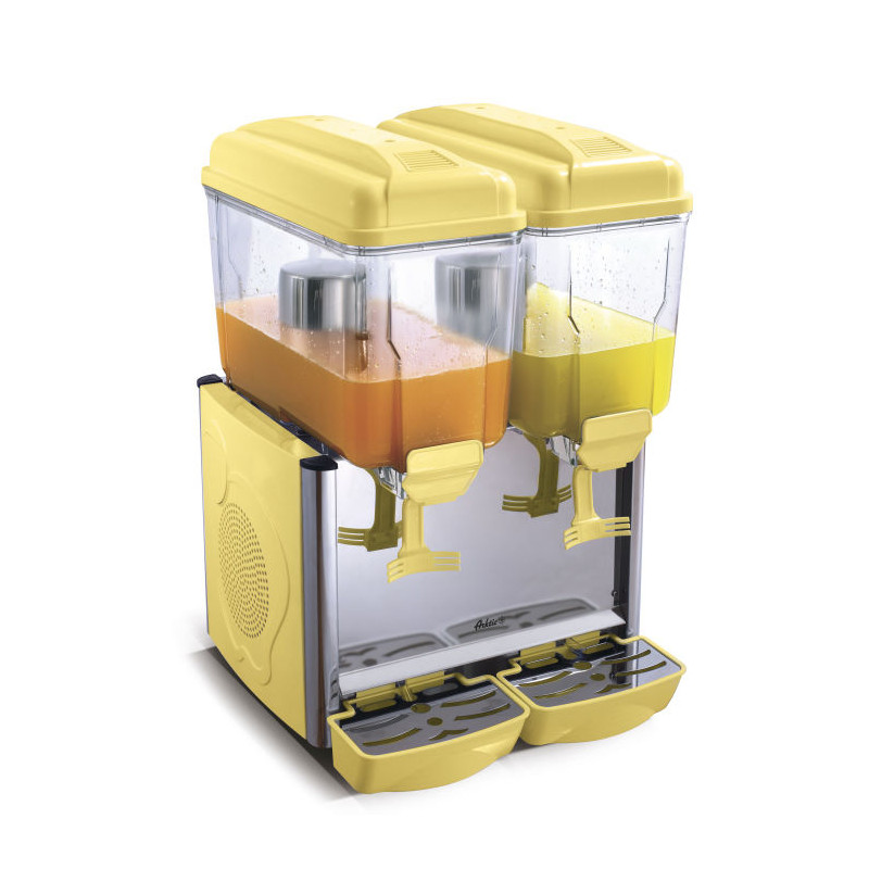 Distributeur de jus de fruits professionnel 2x12 L - ArredoChef
